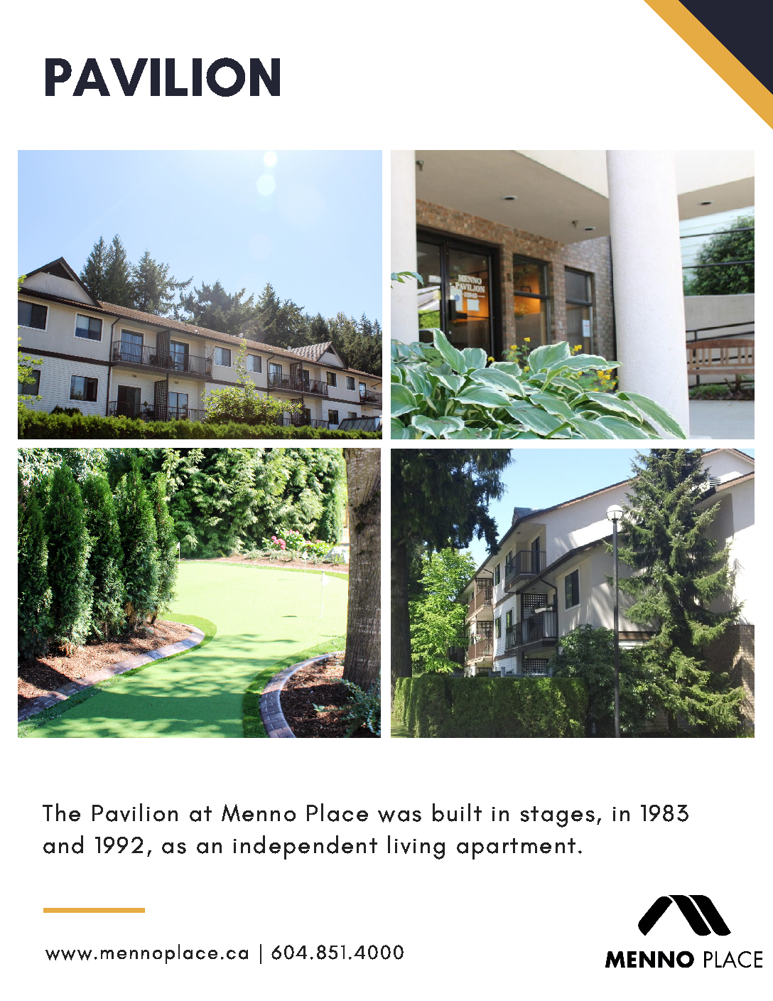 Pavilion - Menno Place
